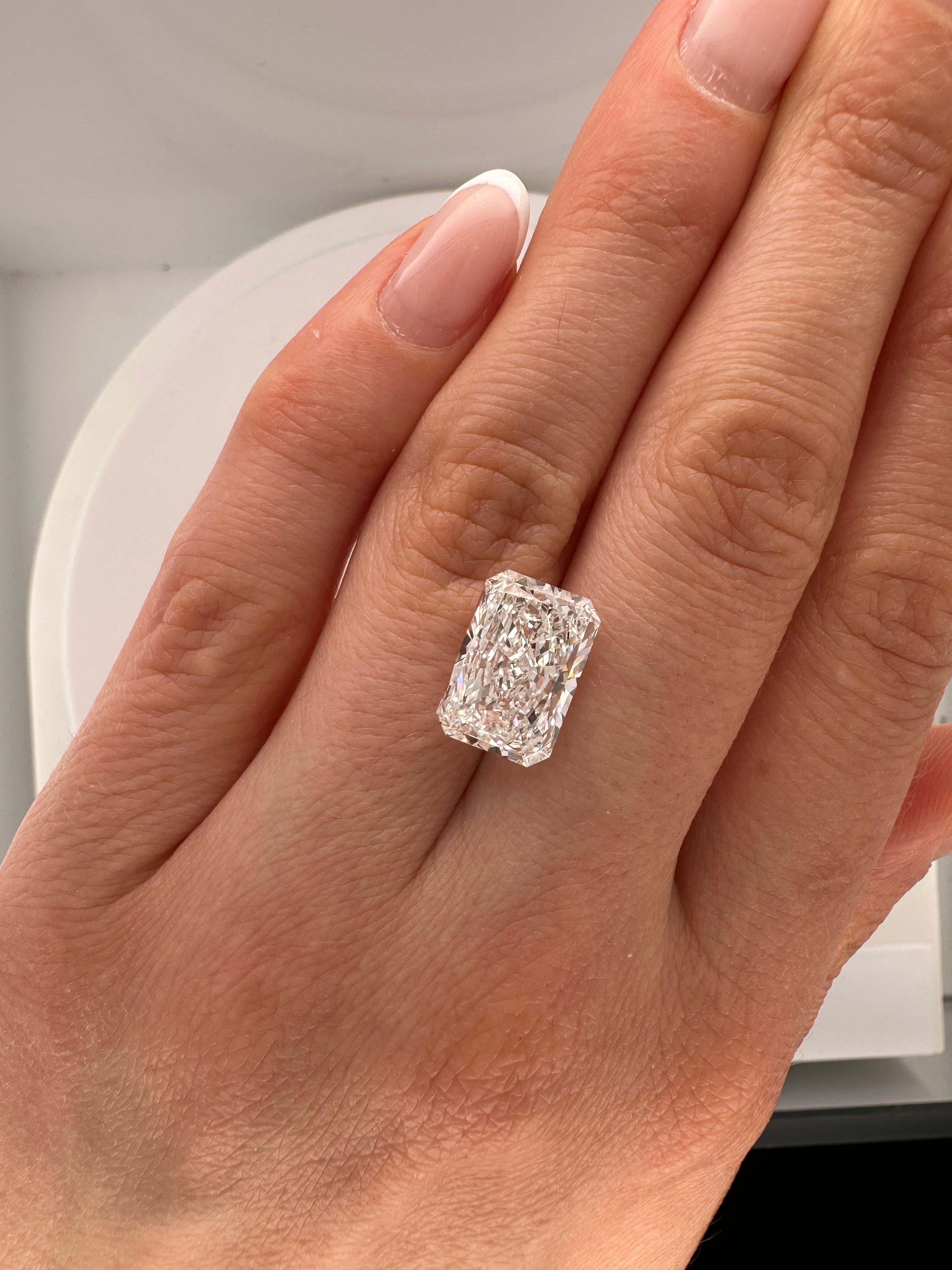 5.00 CARAT RADIANT LAB DIAMOND – O R I A N N E