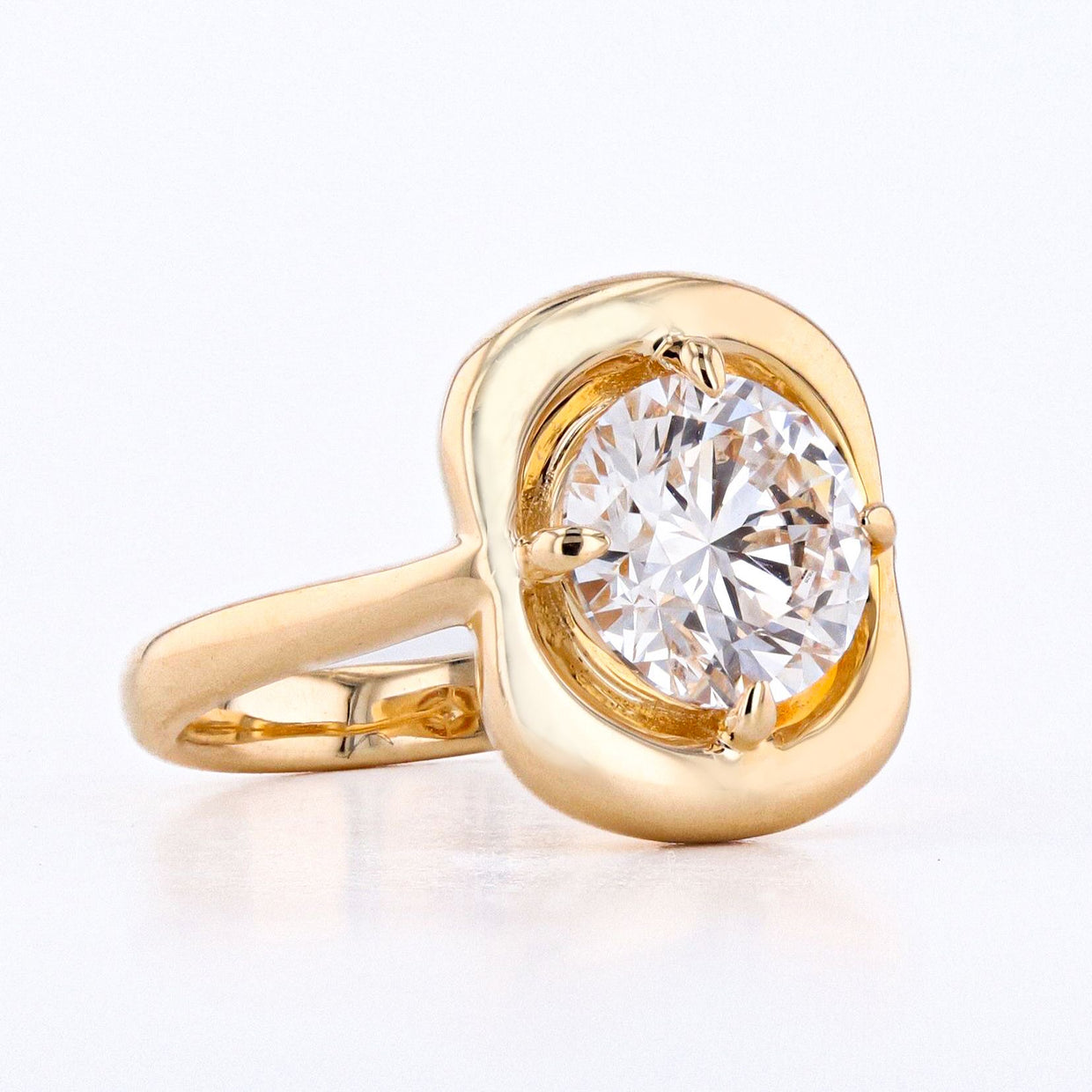 BUBBLE LAB GROWN DIAMOND PINKY RING – O R I A N N E